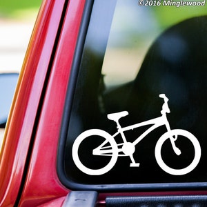 BMX Bike Vinyl Decal Sticker- Bicycle Racing Freestyle - Etsy