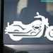 Motorcycle Vinyl Decal Sticker - Road Cruiser Style Bike - Etsy