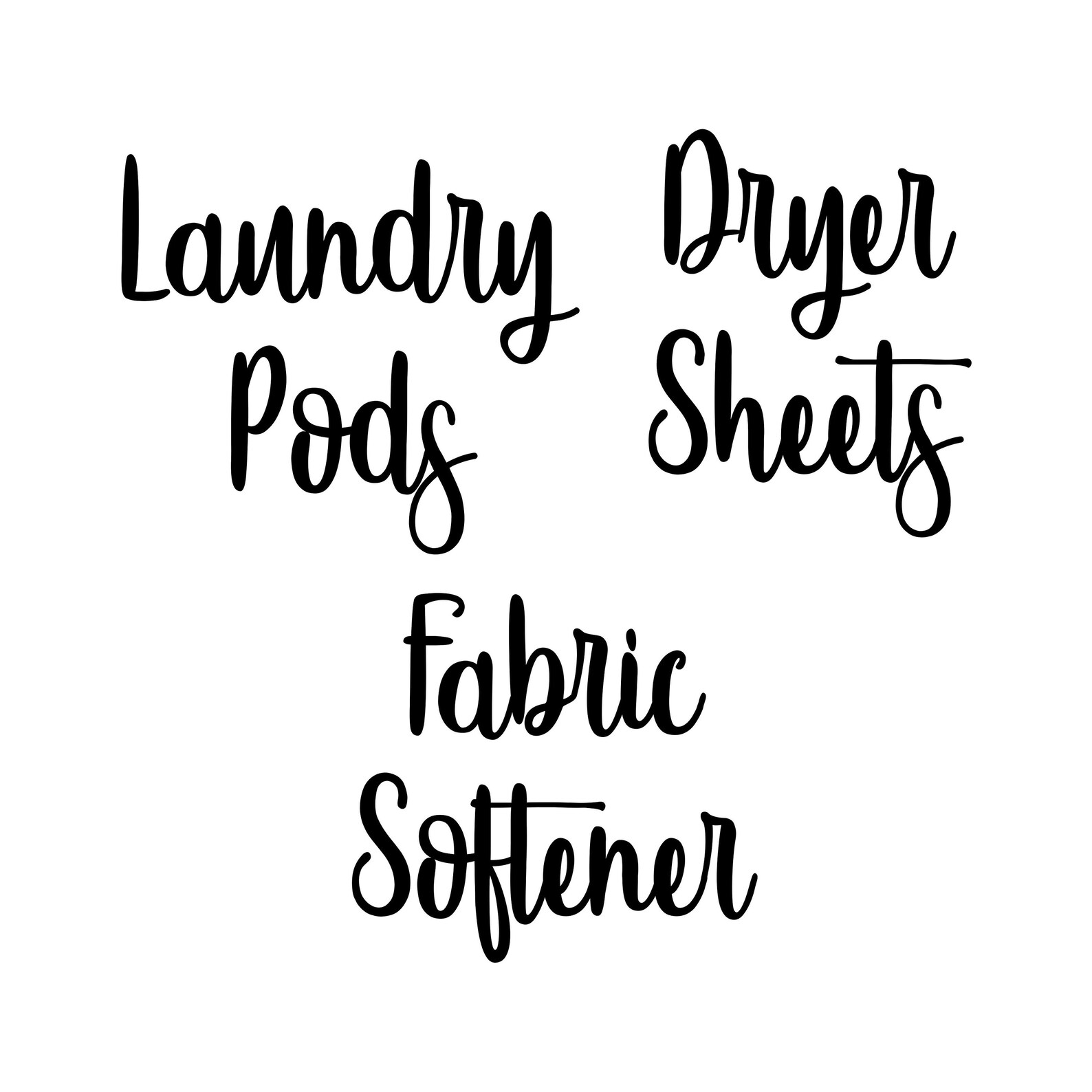 Set of 3 Laundry Room Vinyl Decal Stickers Laundry Pods - Etsy
