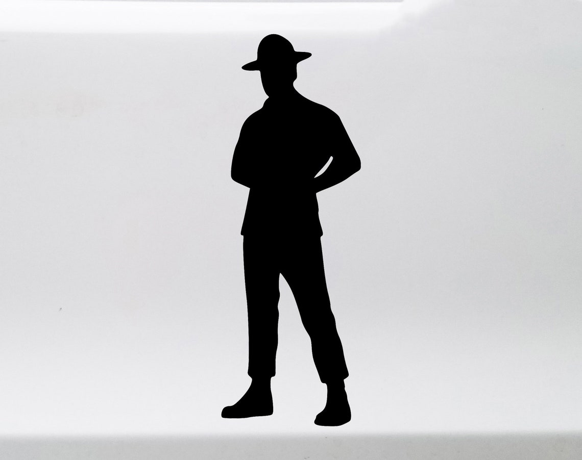 Drill Instructor Sergeant Vinyl Decal Boot Camp Male Turned - Etsy