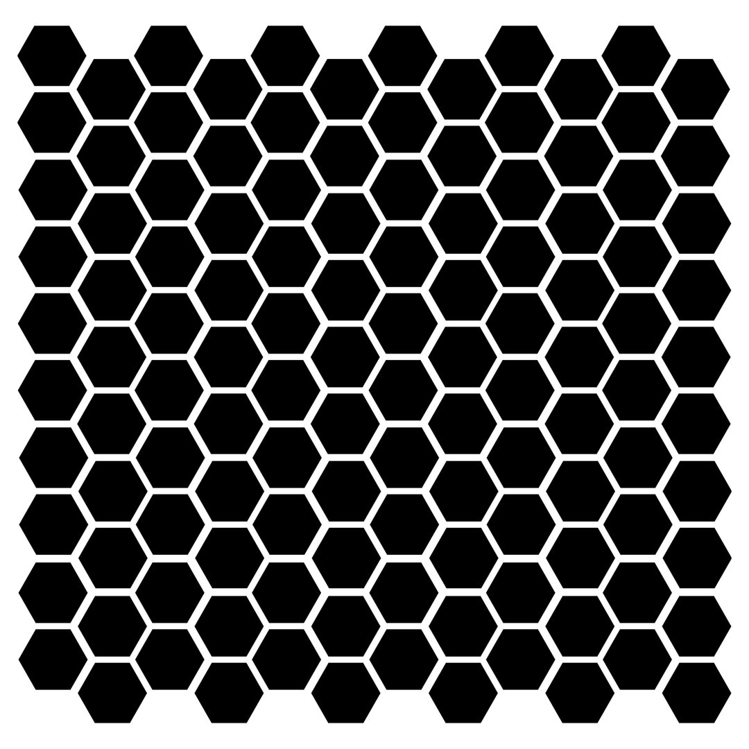 Hexagons (120 Count) 1" Craft Vinyl Sticker Sheet - Hexagon Polygon 6 ...