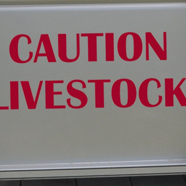 Cattle Trailer Stickers - Etsy