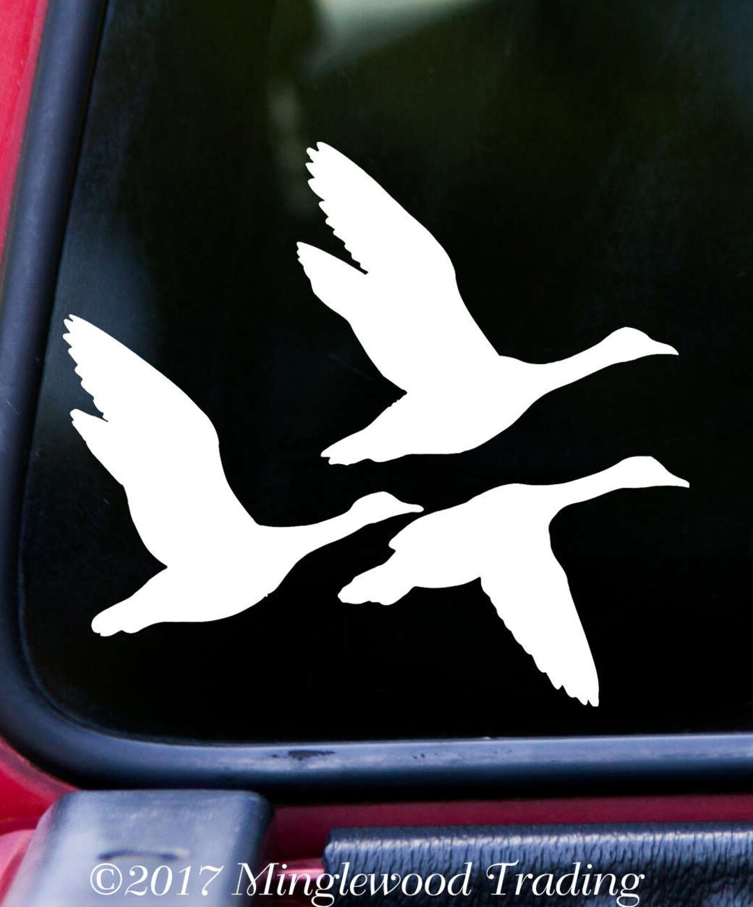 Flying Geese Vinyl Decal Sticker - Waterfowl Birds Canada Goose - Etsy
