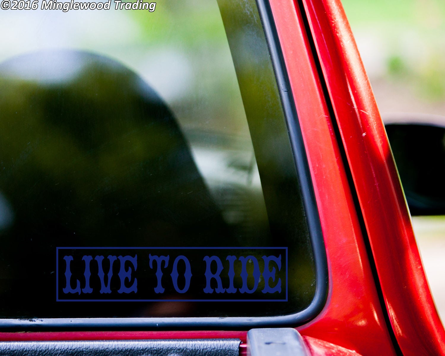 LIVE TO RIDE Vinyl Decal Sticker Motorcycle Life Bike Club | Etsy