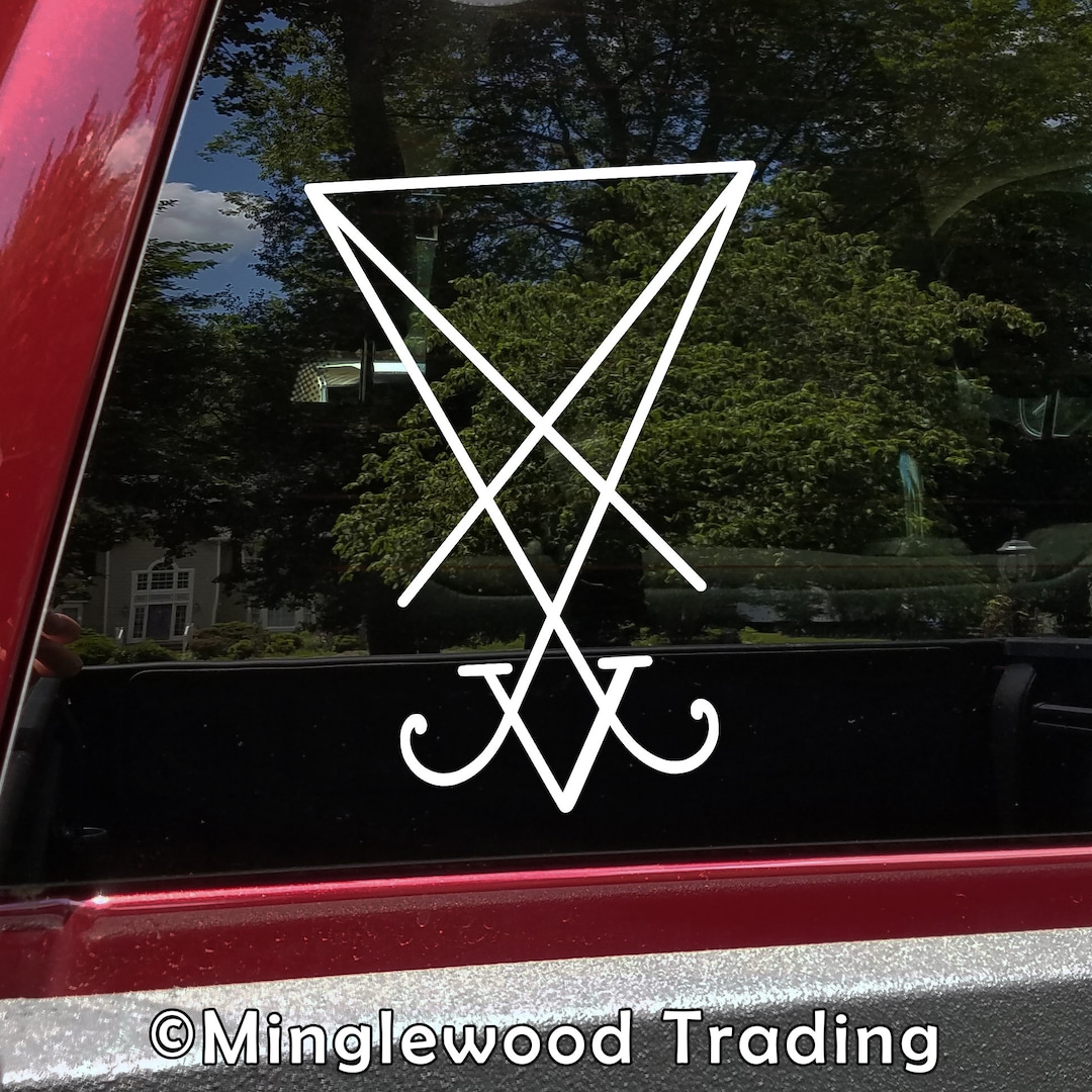 Sigil of Lucifer Vinyl Decal Sticker - Seal of Satan - Truth Power - Etsy