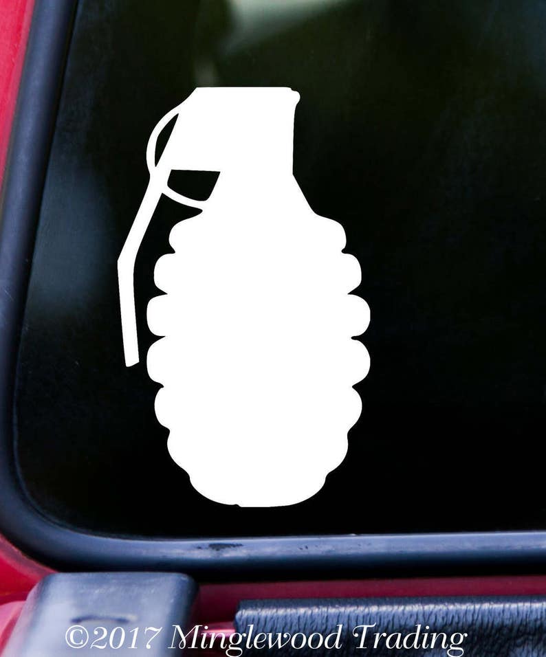 Hand Grenade Vinyl Sticker Mk 2 Pineapple Frag Fight for - Etsy