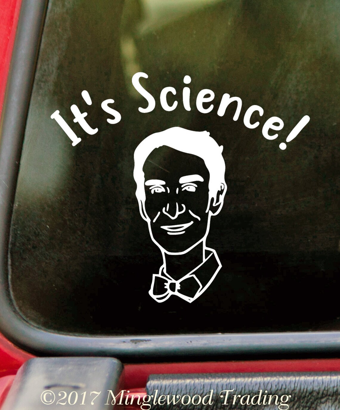 It's Science Vinyl Decal Sticker Scientist Bowtie - Etsy