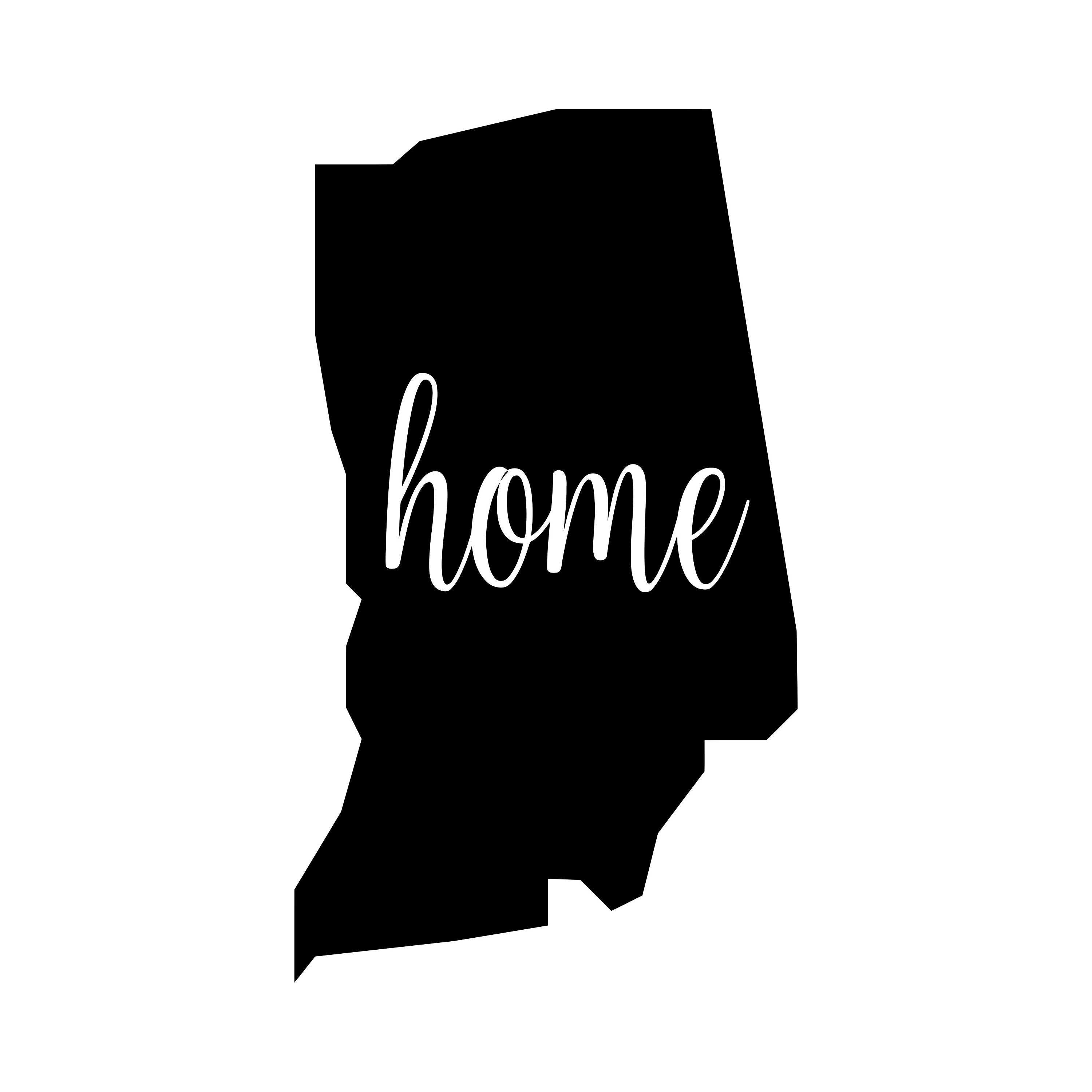 INDIANA Vinyl Decal Sticker Home State IN Hoosier | Etsy