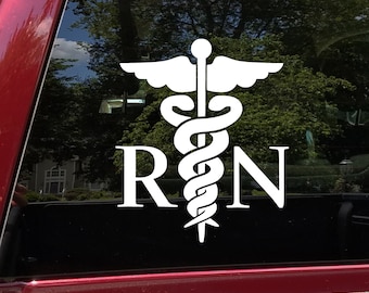 Caduceus Medical Cross LPN 5 Vinyl Decal Window Sticker - Etsy