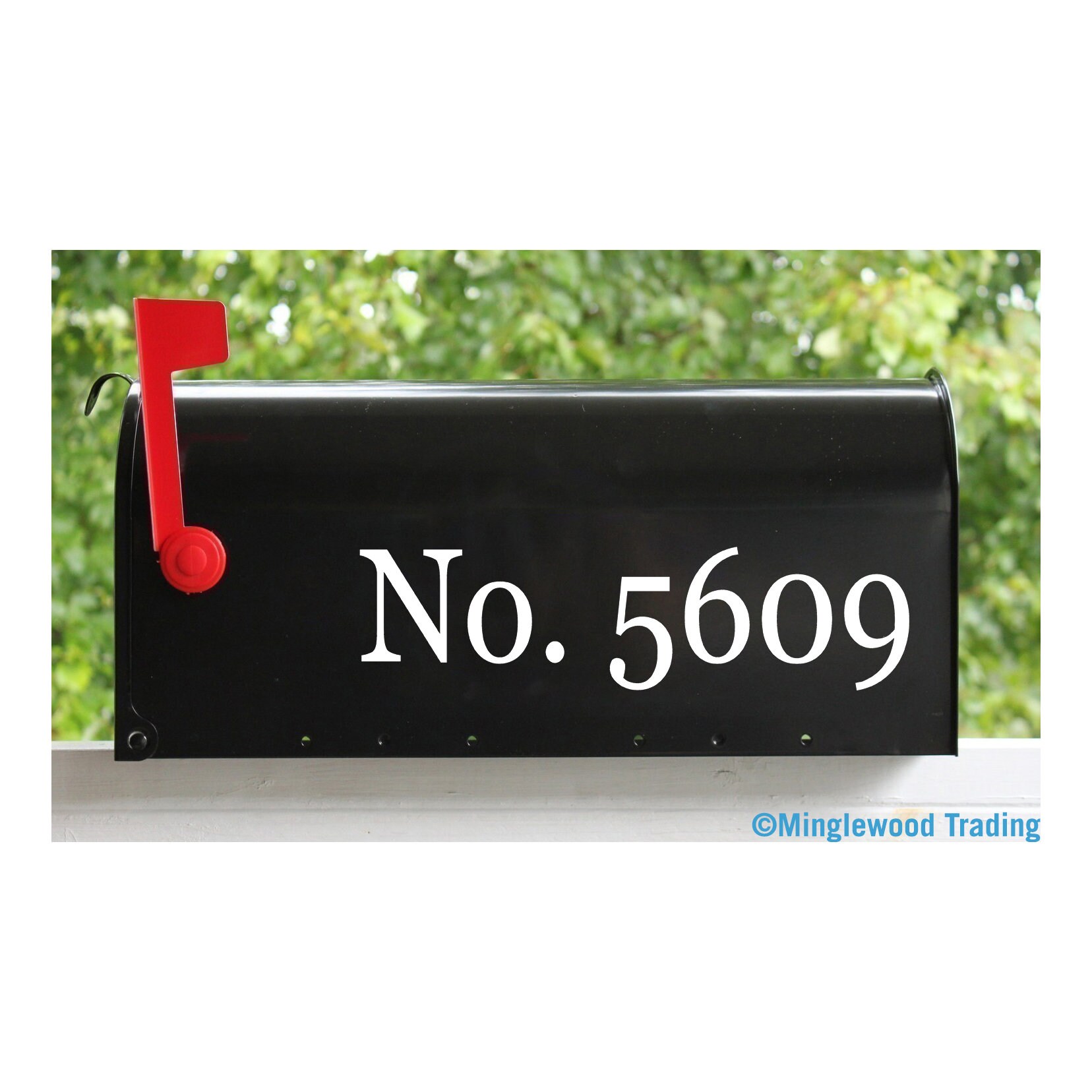 Mailbox Numbers Vinyl Decal Sticker 1 to 8 | Etsy