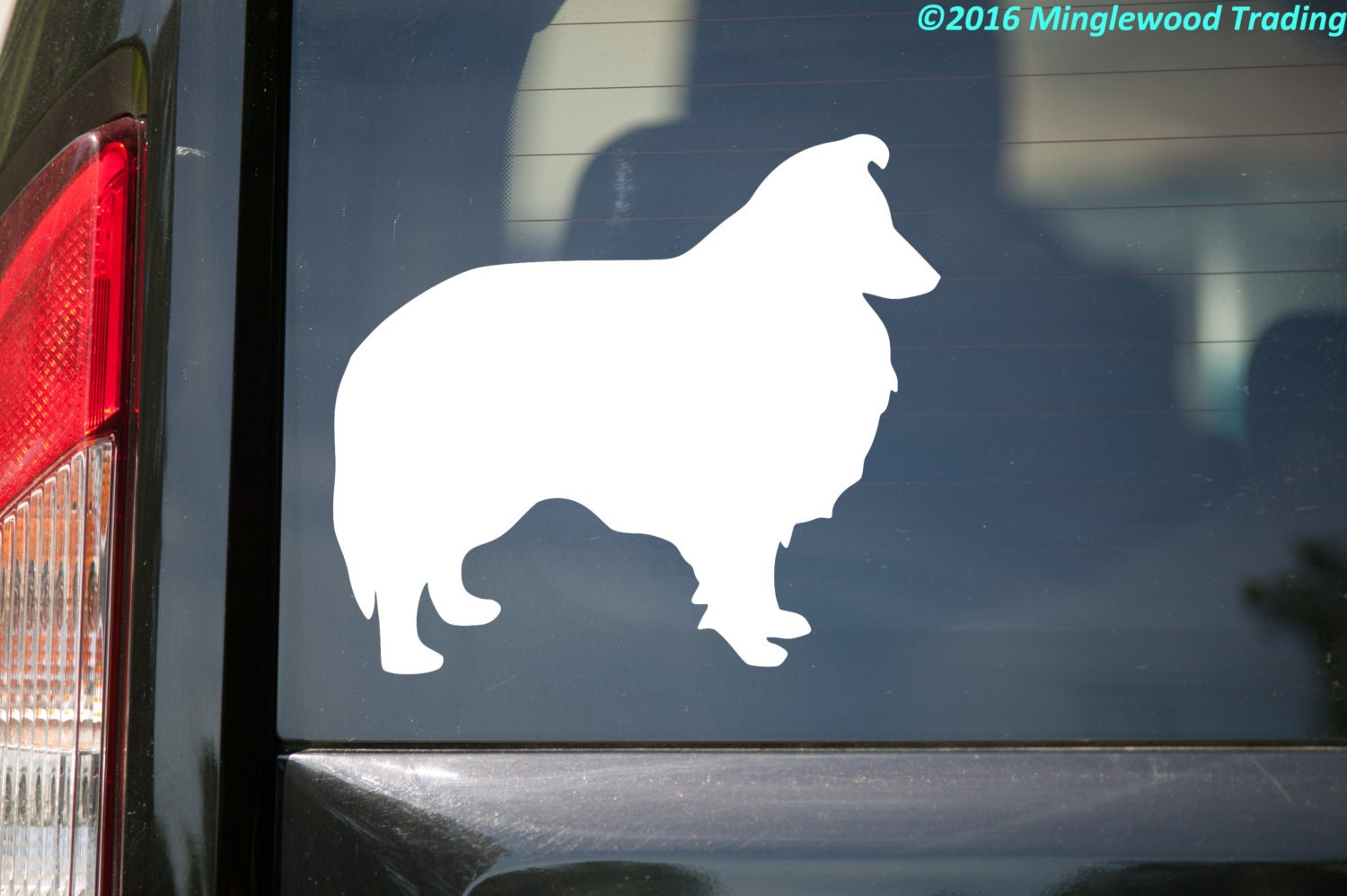 Shetland Sheepdog Vinyl Sticker Sheltie Dog Collie Toonie | Etsy