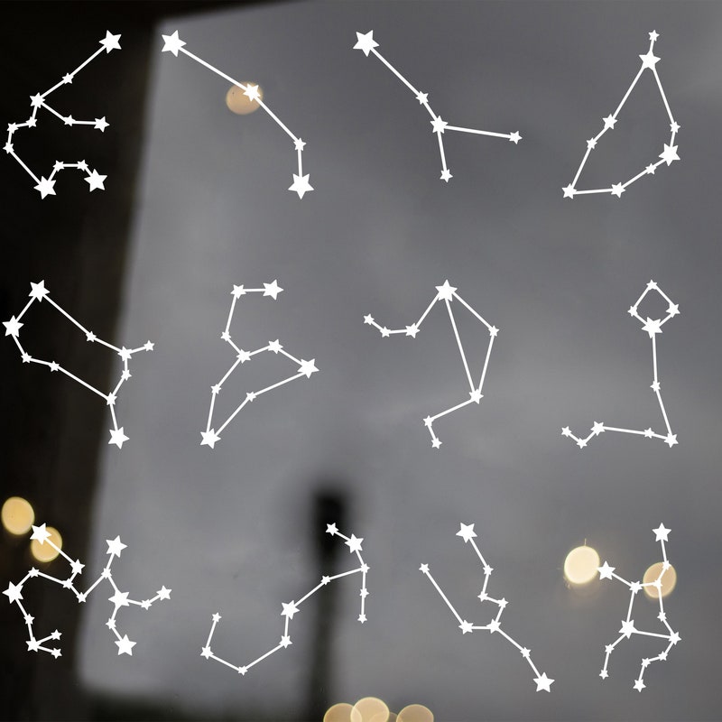 Clear Constellation Decal - Etsy