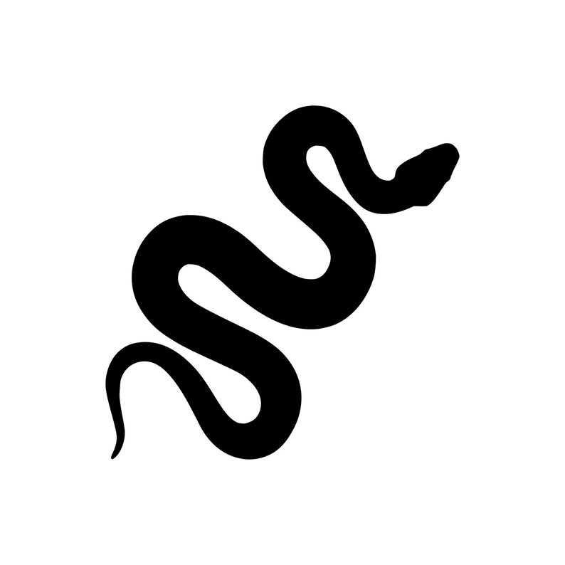 Snake Vinyl Decal Sticker Boa Python Reptile Ball Corn - Etsy