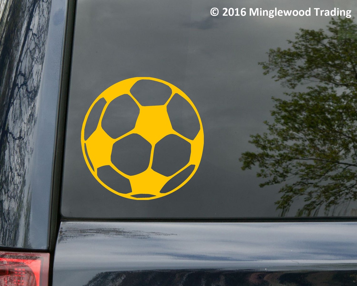 SOCCER BALL Vinyl Decal Sticker Futbol FIFA Football Pitch | Etsy