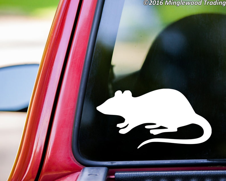 Rat Vinyl Decal Sticker Black Pack Rodent Mouse - Etsy