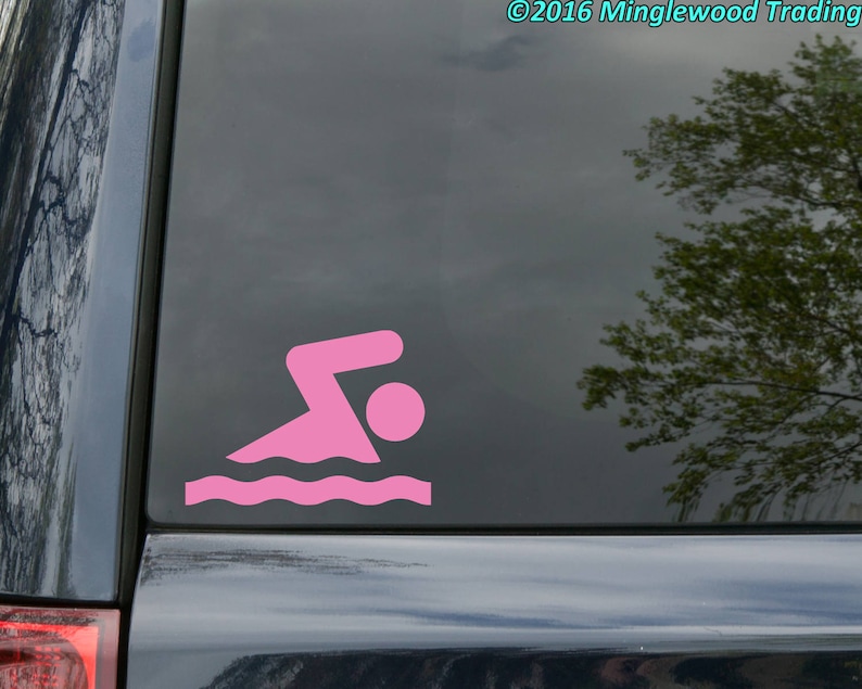 SWIMMER Vinyl Decal Sticker Swimming Pool Ocean Swim Team | Etsy