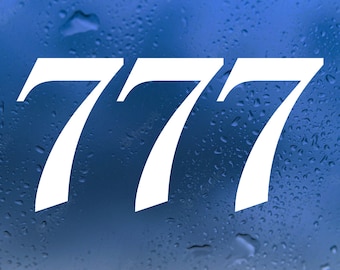 Angel Numbers Car Decal Sacred Numbers Affirmation Laptop - Etsy