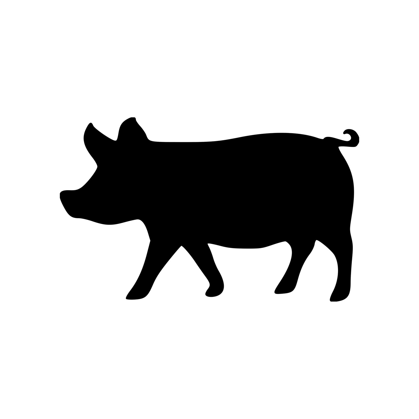 PIG Vinyl Decal Piglet Hog Sow Porcine Farm Animal Die Cut - Etsy