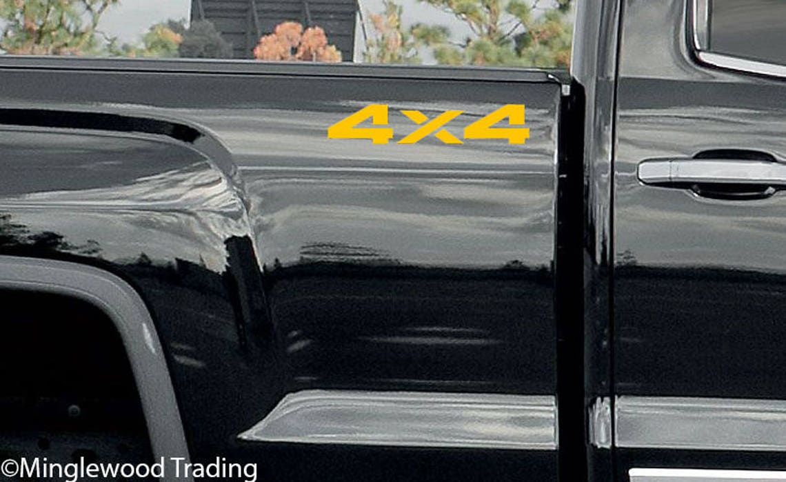 Pair 4X4 V1 Vinyl Decals 4 by 4 off Road 4 X 4 Truck 4 - Etsy