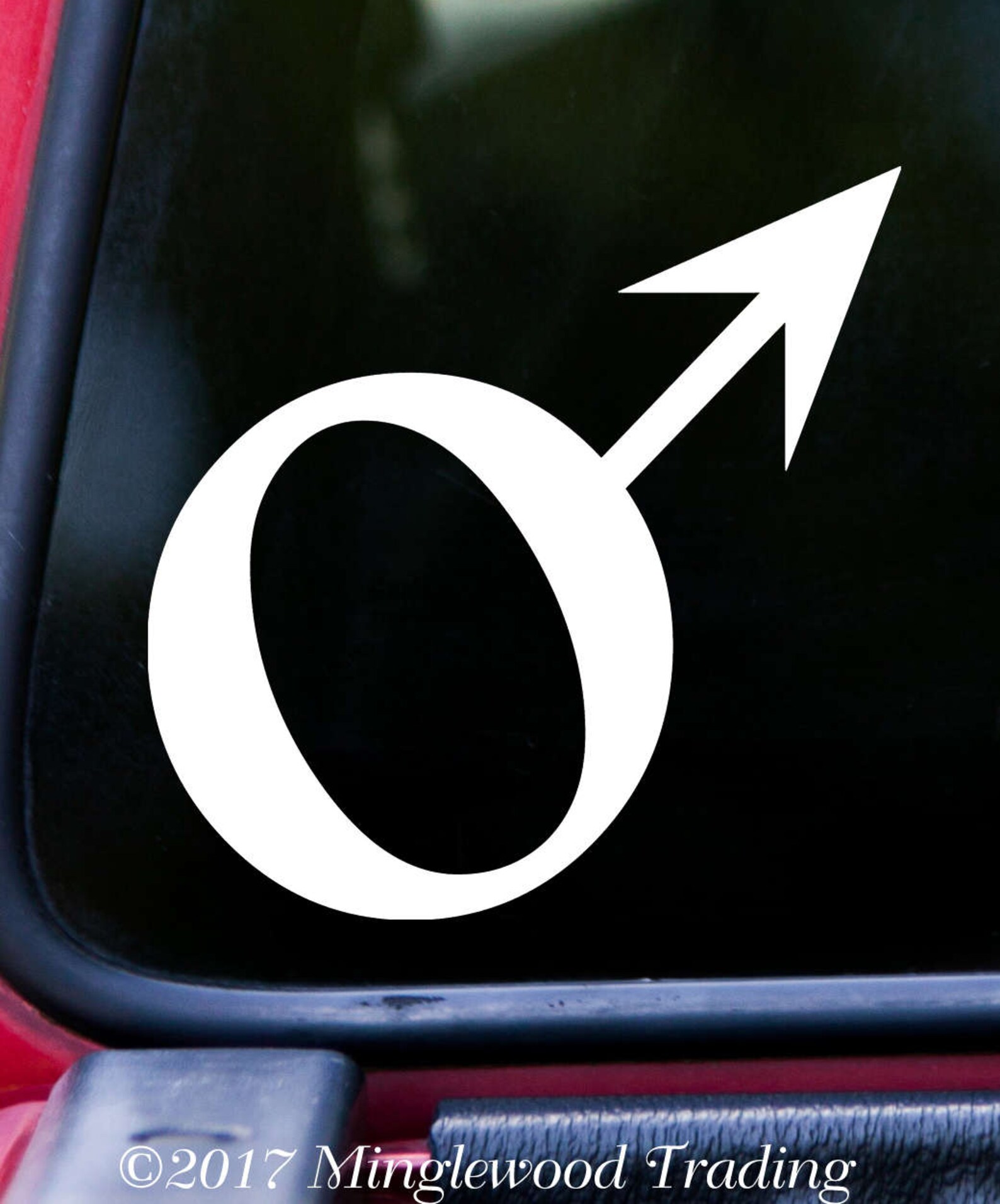 MARS Planet Astrology Sign Vinyl Decal Sticker Zodiac | Etsy