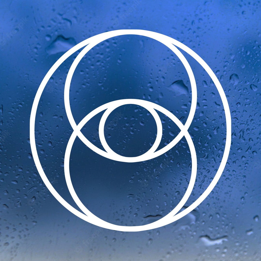 Vesica Piscis Vinyl Decal - Sacred Geometry Divine Circle - Die Cut ...
