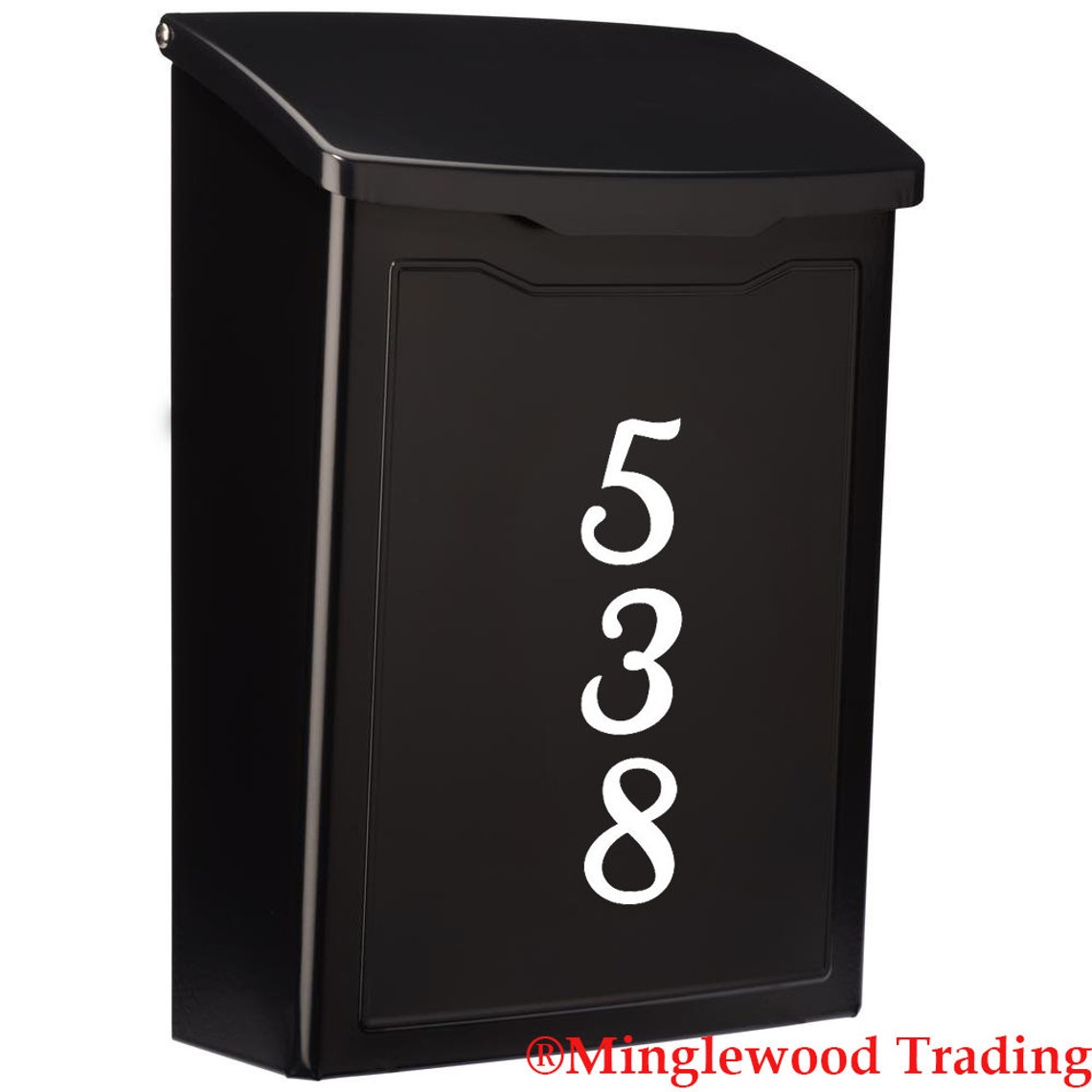 Vertical Mailbox Numbers 1-10 Inches Elegant Custom House - Etsy