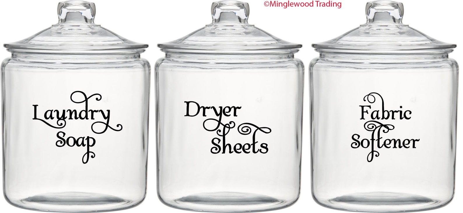 Set of 3 Laundry Room Vinyl Decal Stickers Laundry Soap - Etsy