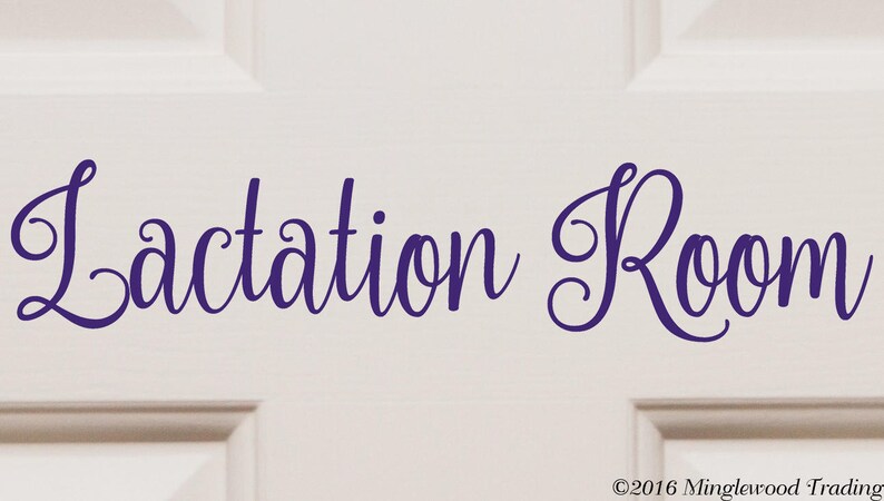 LACTATION ROOM Vinyl Decal Sticker Breastfeeding Nursing - Etsy