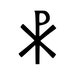 Christogram Vinyl Decal - Jesus Christ Monogram Chi Rho Christian ...