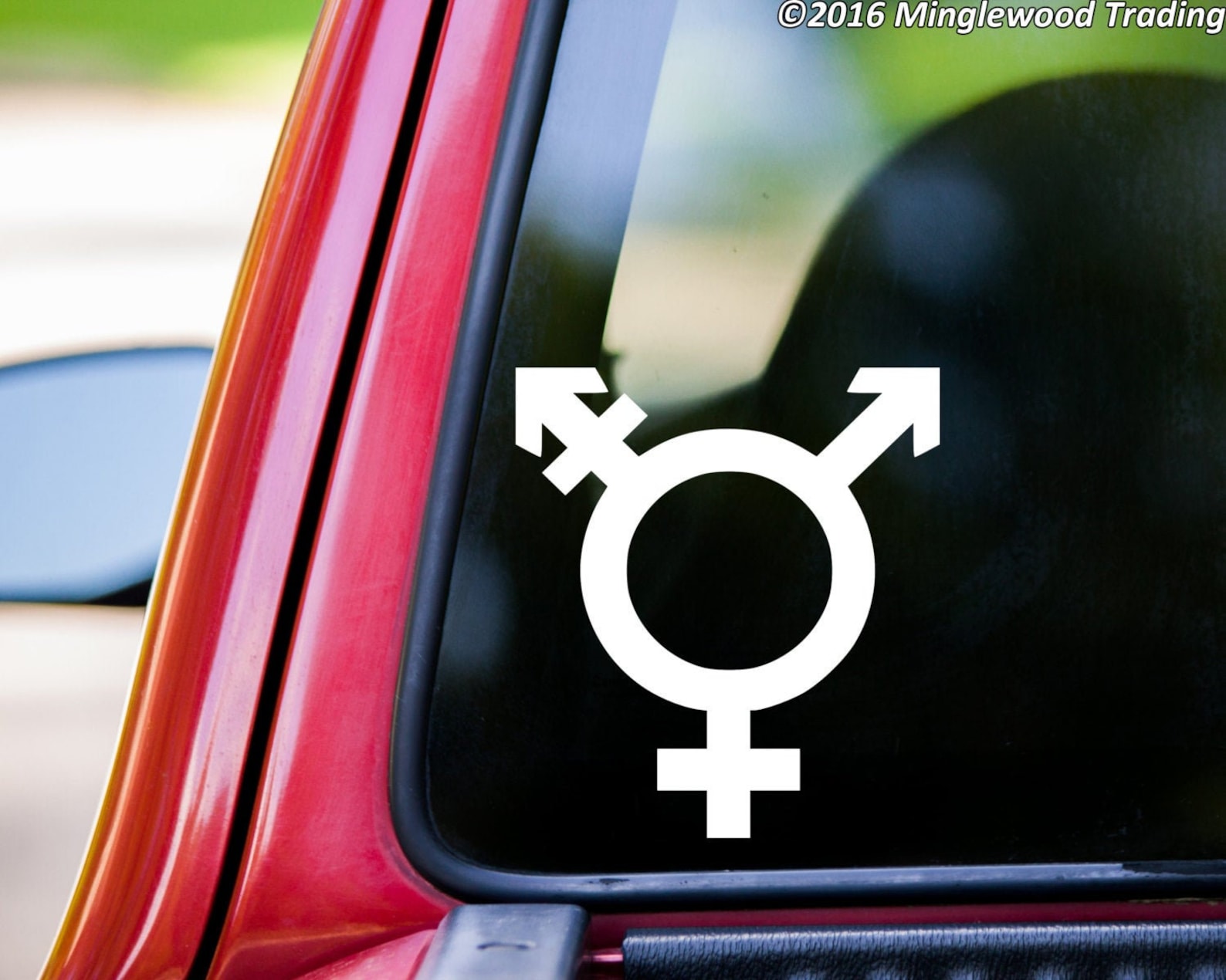Transgender Vinyl Decal Symbol Gender Identity Trans Sign - Etsy