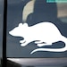 Rat Vinyl Decal Sticker Black Pack Rodent Mouse - Etsy