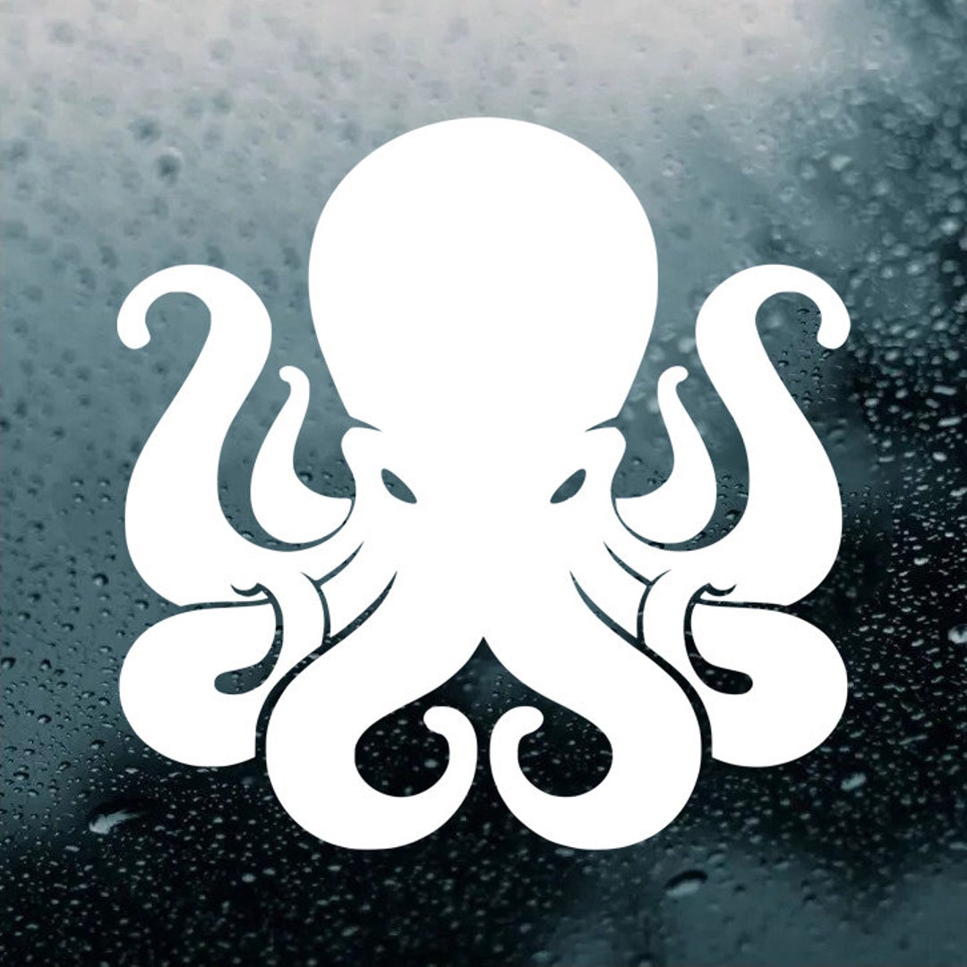 Octopus Vinyl Decal V2 - Kraken Cephalopod Tentacles - Die Cut Sticker ...