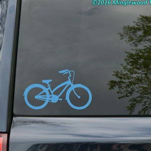 Beach Cruiser Bike - Vinyl Decal Sticker - Bicycle Biking - Etsy