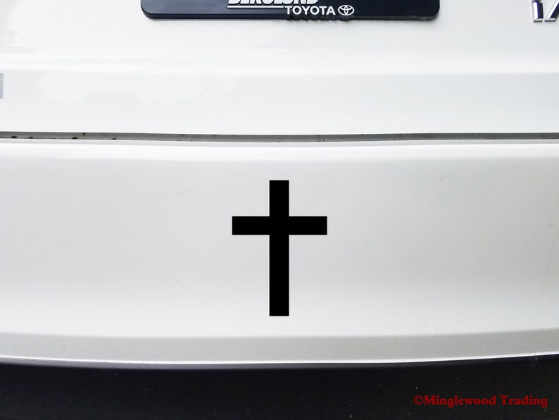 Simple Cross Vinyl Decal Sticker V1 | Crusifix John 3:16 Christianity ...