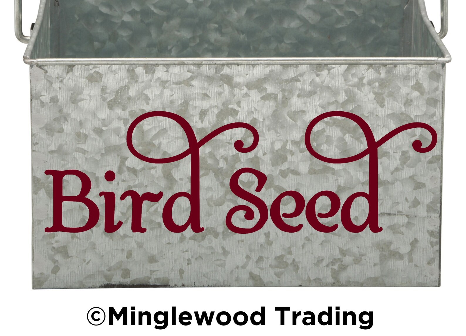 Bird Seed Vinyl Sticker - Feed Canister Label - Die Cut Decal - Swash ...
