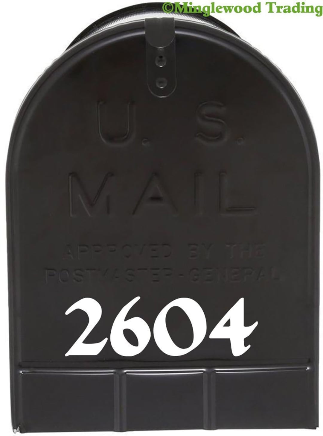 2 Sets of 2" Custom Mailbox Numbers - Vinyl Die Cut Decals - Transom ...