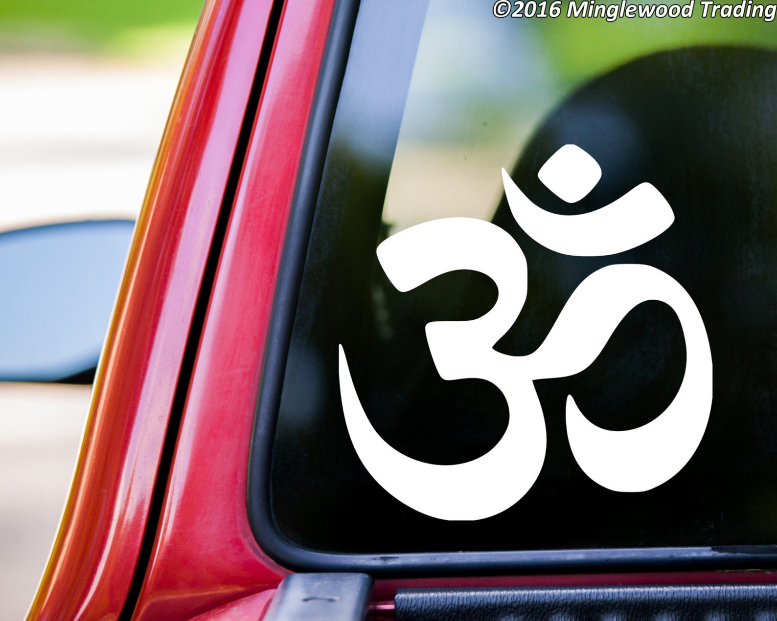 OM AUM Symbol Vinyl Sticker Ohm Buddhism Hinduism Die Cut | Etsy