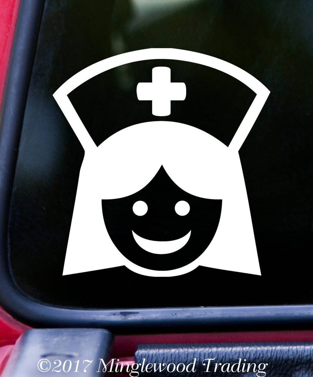Nurse V2 - Vinyl Decal Sticker - RN LPN Nursing Hospital Paramedic - Etsy