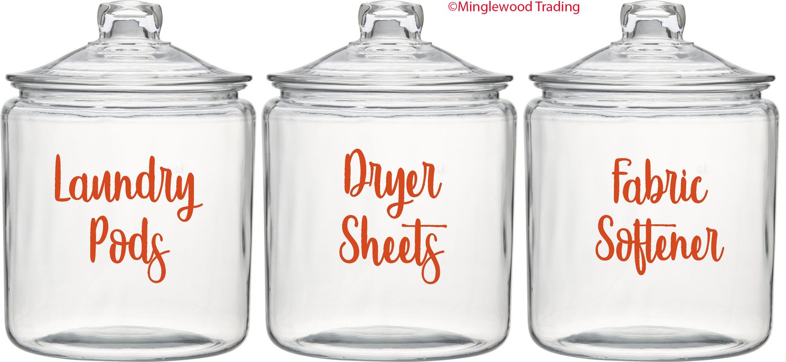 Set of 3 Laundry Room Vinyl Decal Stickers Laundry Pods | Etsy