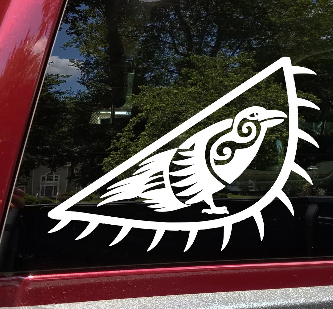 Viking Raven Banner Flag V2 Vinyl Decal Norse Mythology Odin Die Cut ...