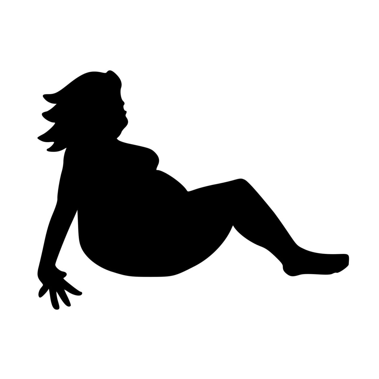 Mudflap Fat Girl Vinyl Decal Sticker Trucker Lady Woman Etsy