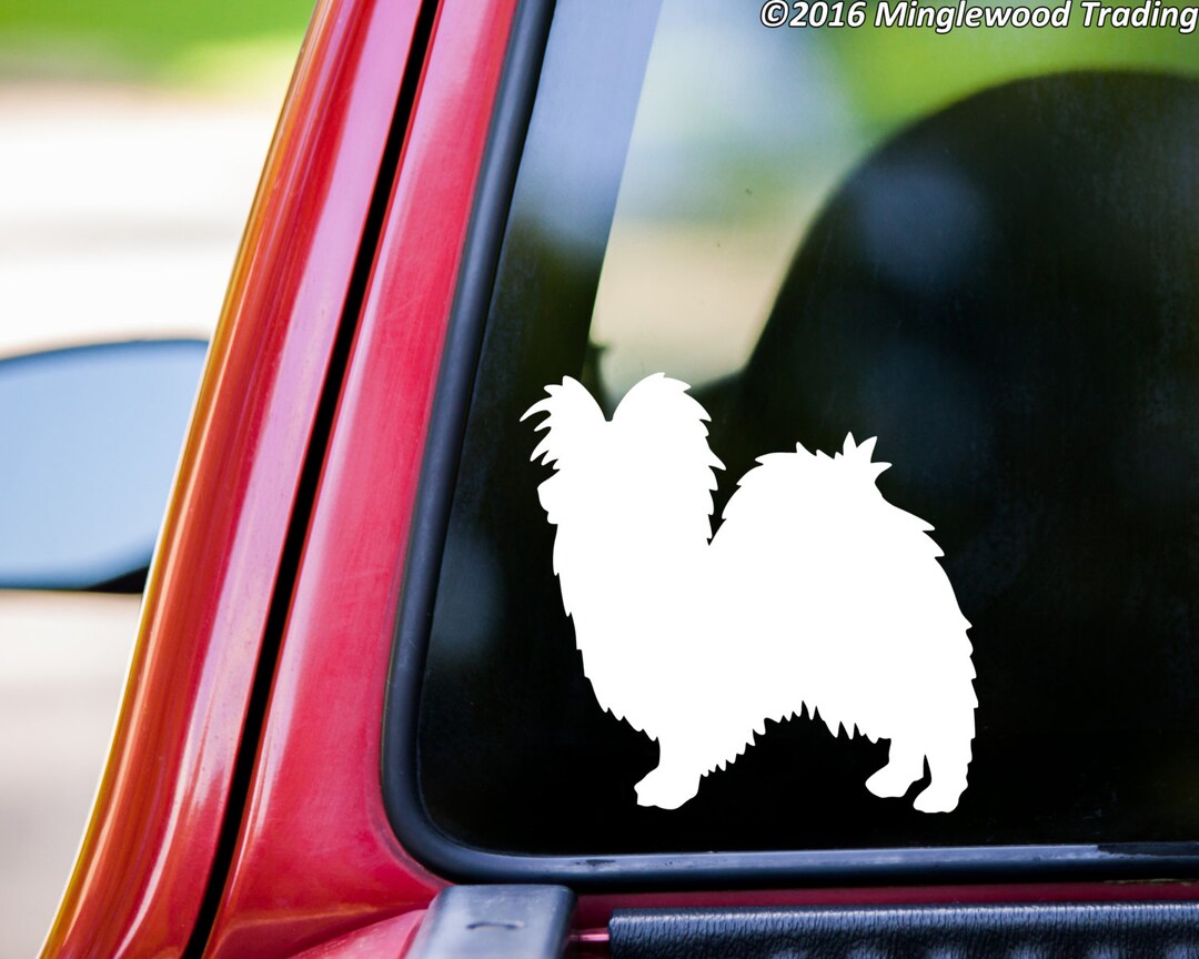 Papillon Vinyl Decal Sticker Butterfly Dog Continental Toy Spaniel - Etsy
