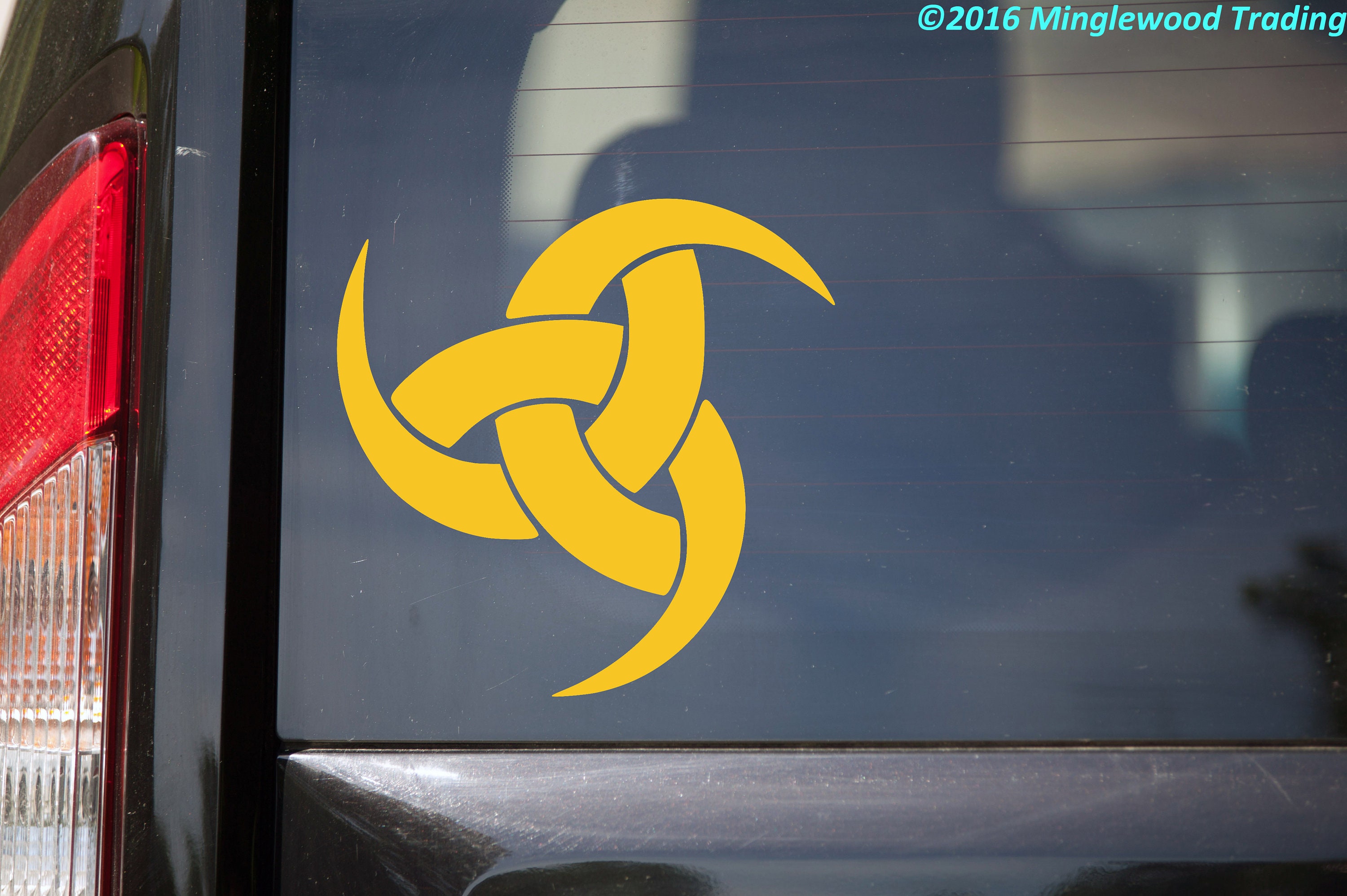 Odin's Horn Vinyl Decal Sticker - Triple Horn Horned Triskele Norse ...