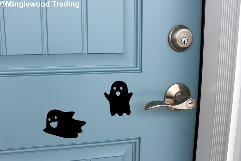 Sheet Set of 9 Ghosts Vinyl Stickers - Halloween Spooky Spirits - V1 ...