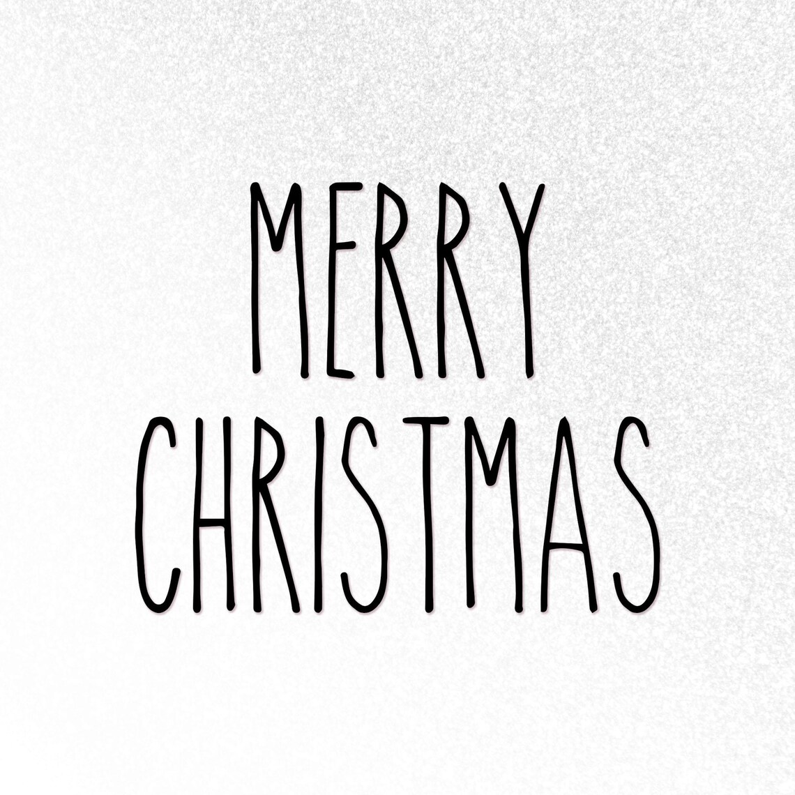 Merry Christmas - Rae Dunn Inspired Vinyl Sticker - Happy Holidays Home ...