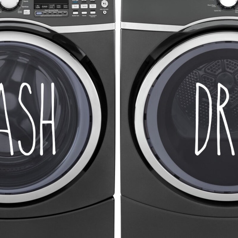 Washer Decal - Etsy