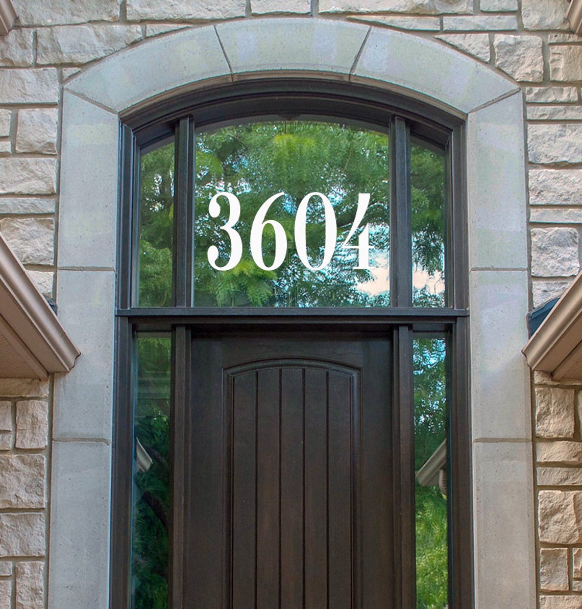 Custom Transom Window Numbers Vinyl Decal 3 to 10 | Etsy