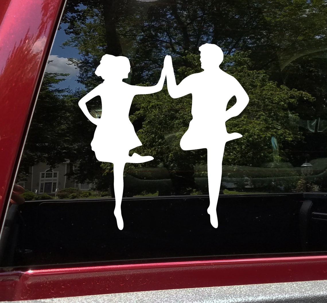 Irish Dancing Girl V2 Vinyl Decal Woman Step Dancer Ireland - Etsy