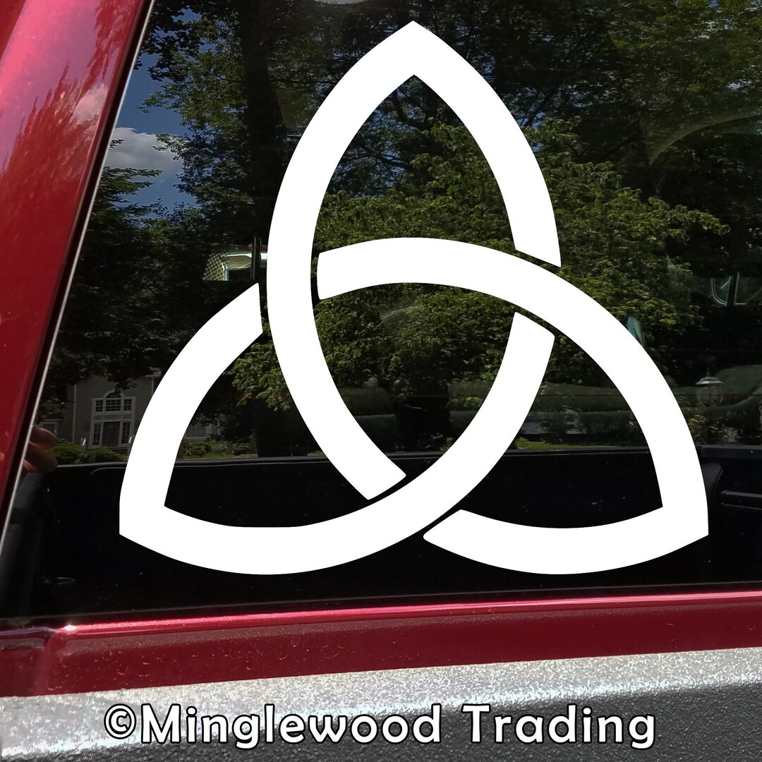 Triquetra - Vinyl Decal Sticker - Celtic Triqueta Trinity Knot Wiccan ...