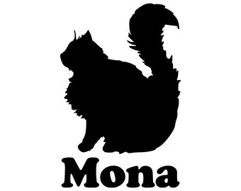 Long Cat Sticker - Etsy
